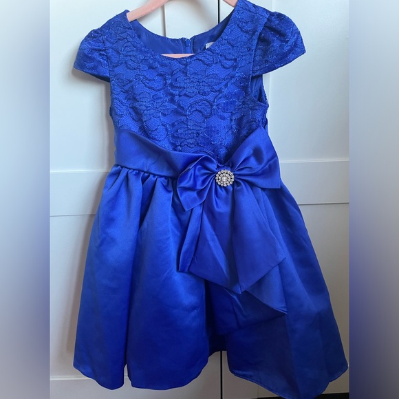 Rare Editions | Dresses | Rare Editions 3t Girls Royal Blue Formal ...